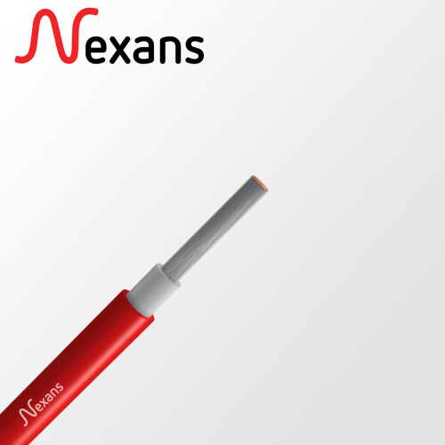 Nexans câble solaire H1Z2Z2-K 1x10 mm² rouge T1000 | Cleanergy Maroc-